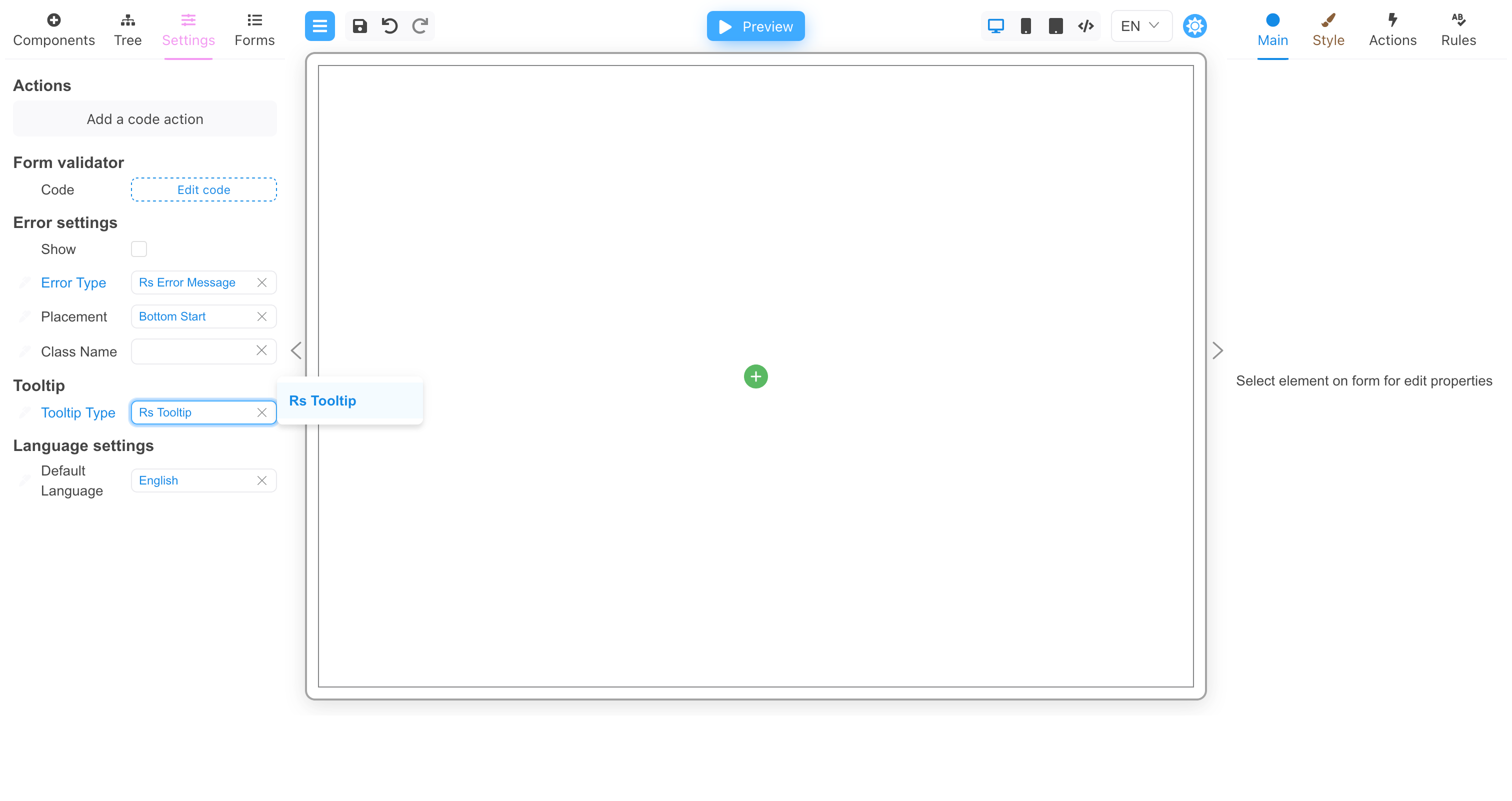 Custom components | Documentation | FormBuilder